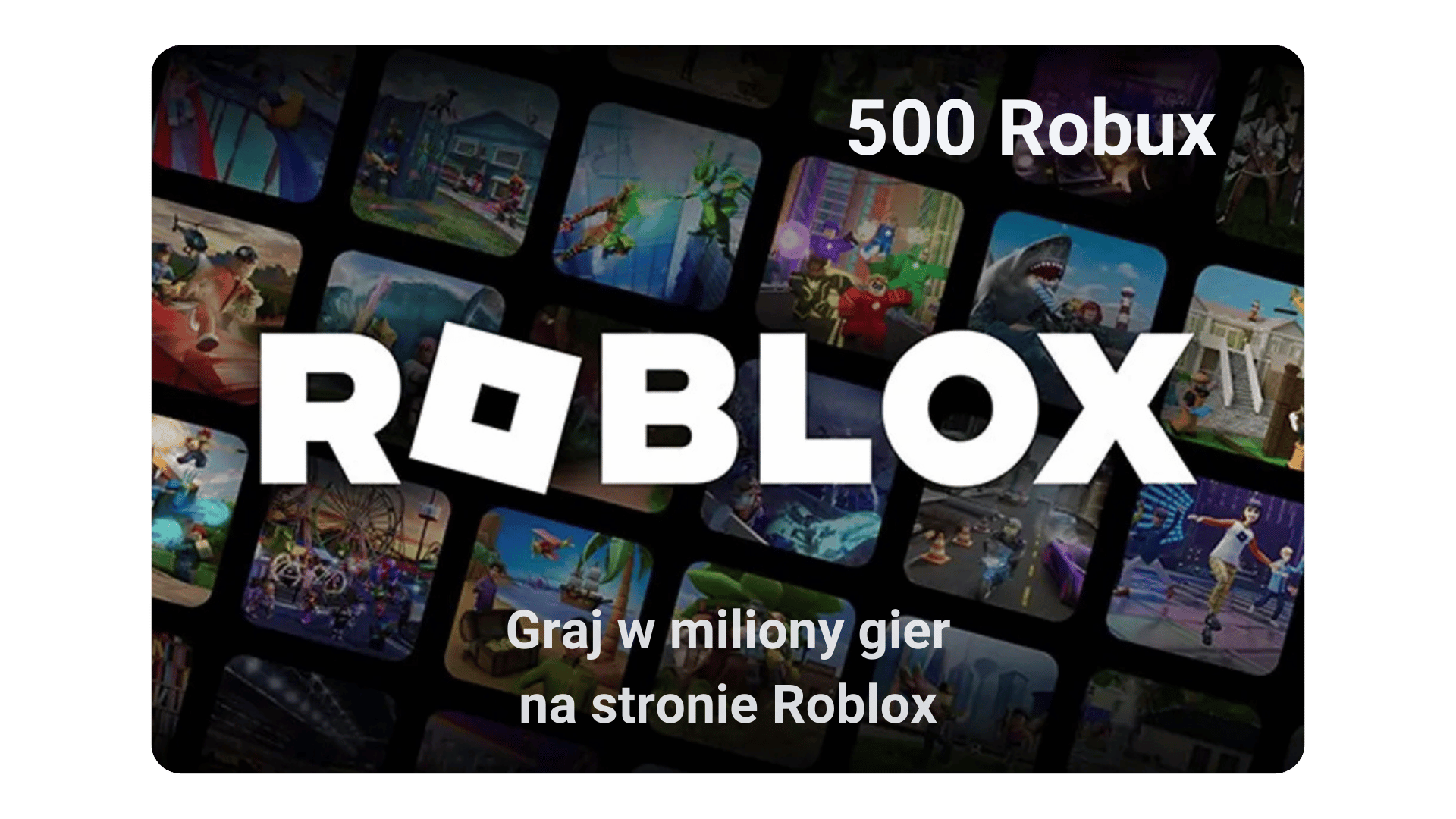 Doładowanie Roblox 500 Robux | Kod | Uniwersum Gier